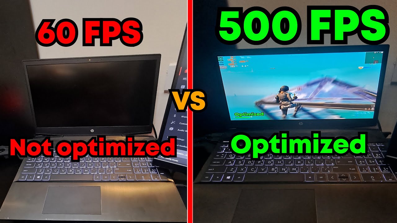 Before optimization VS After optimization (500FPS) - YouTube