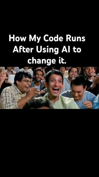 How My Code Runs After Using AI To change@movieclips2778 #3idiots#codinghumor#comedy - YouTube