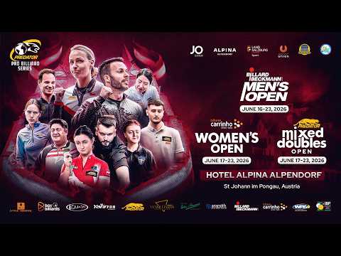 T3 ▸ DAY 2 ▸ Predator Pro Billiard Series St Johann im Pongau 2026 ▸ Part 2