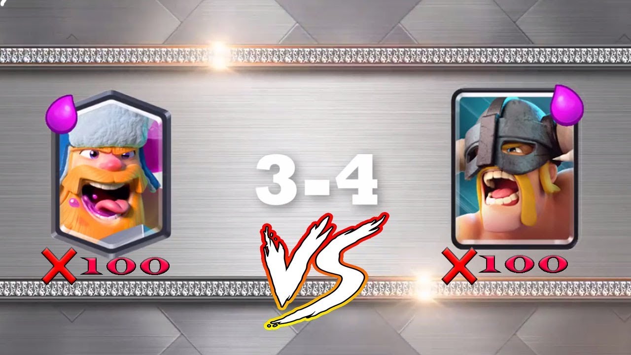 Lumberjack Vs Elite Barbarians | Clash Royale Super Challenge#2 - YouTube
