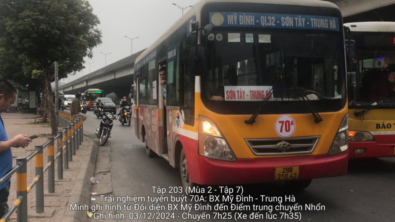 Xe buýt Hà Nội - Tập 203: Trải nghiệm tuyến buýt 70A: BX Mỹ Đình ...