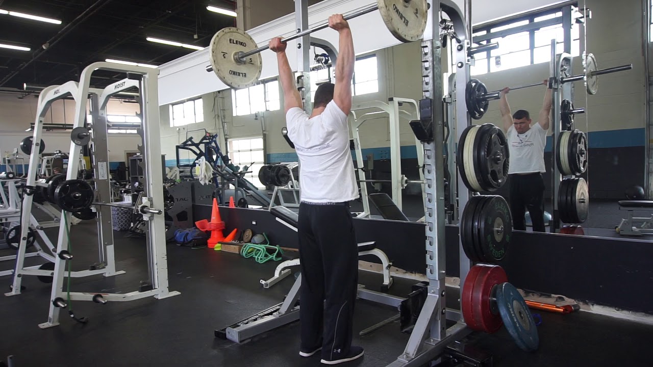 BB Push Press - YouTube