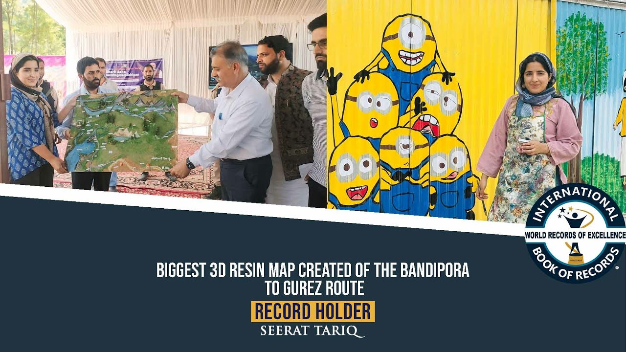 BIGGEST 3D RESIN MAP CREATED OF THE BANDIPORA TO GUREZ ROUTE - YouTube