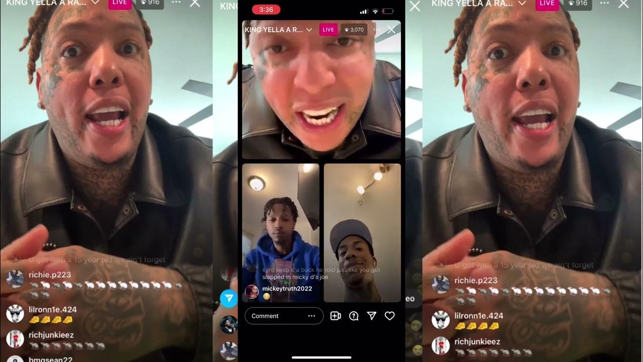 King Yella Explains Why He Snitched Full Live Youtube
