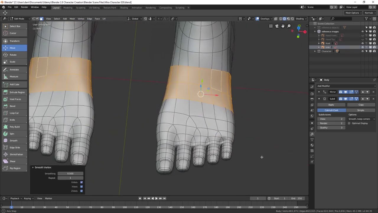 029 Finishing the Feet - YouTube