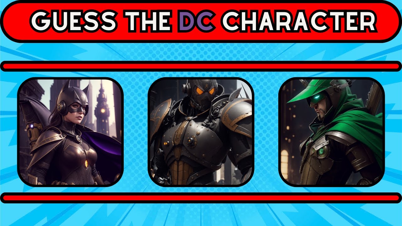 Can You Guess DC Character In Cyborg Robot? | Character Quiz - YouTube