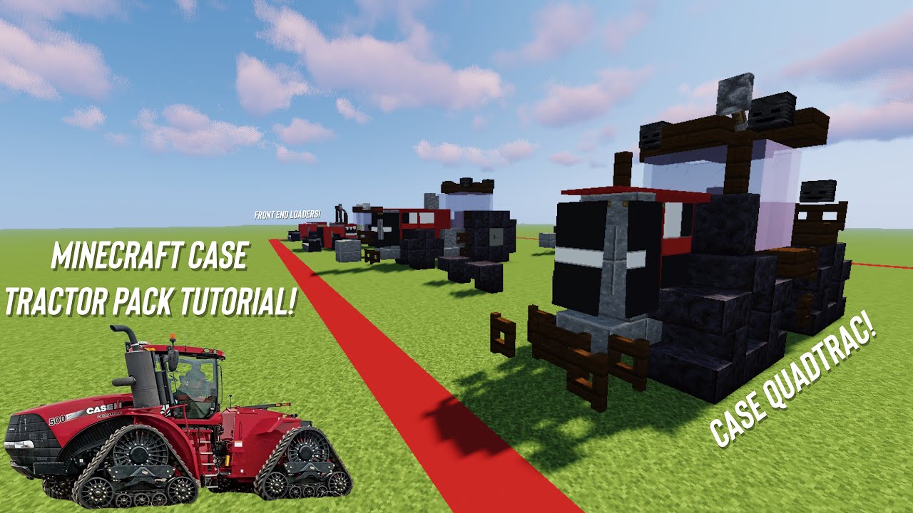 Minecraft Case Tractor Pack Tutorial! - YouTube