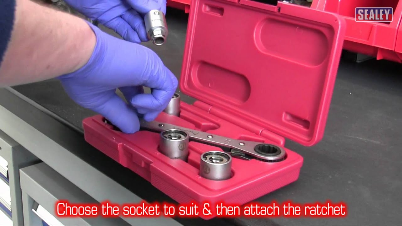 Sealey AK7232 Ratchet Stud Removal & Installation Kit - YouTube