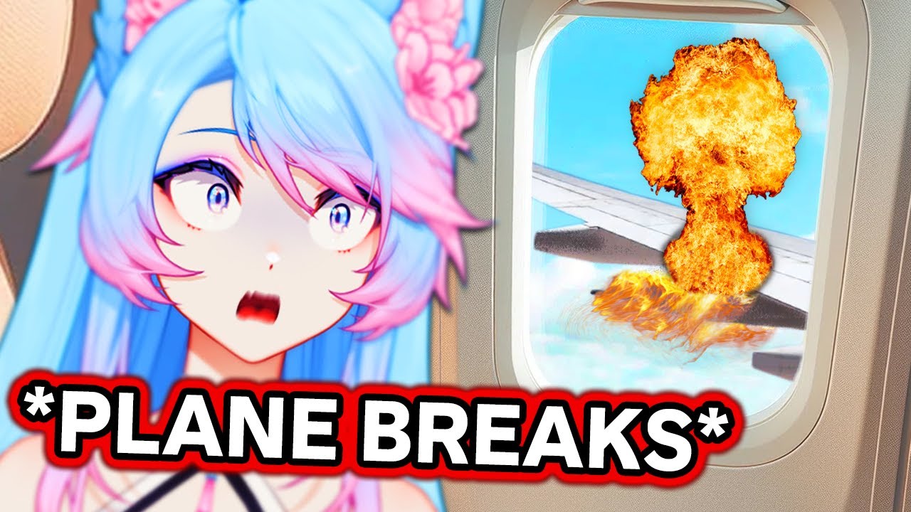 Silvervale's plane broke mid-flight IRL - YouTube