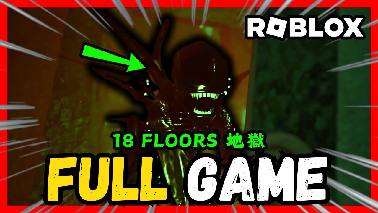 18 FLOORS FULL GAME Walkthrough & Ending - ROBLOX [4K60FPS] - YouTube