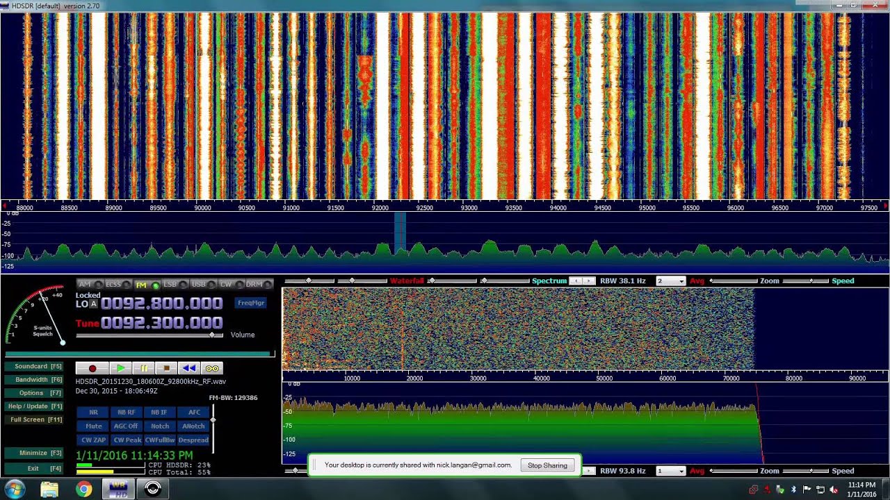 92.3 WYGE London, KY - December 30, 2015 E-Skip from Tabernacle, NJ ...