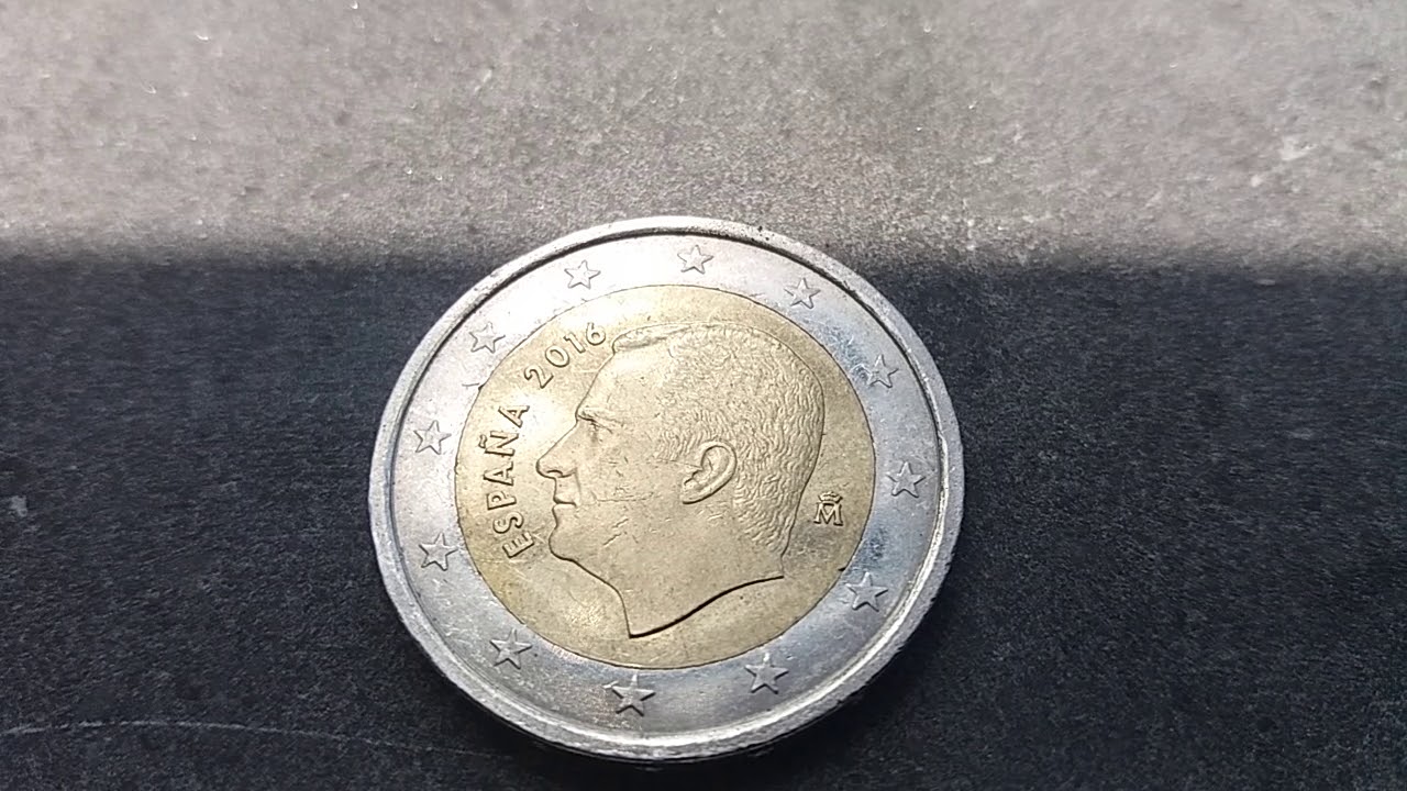 2 euro coin.ESPAÑA 2016. - YouTube