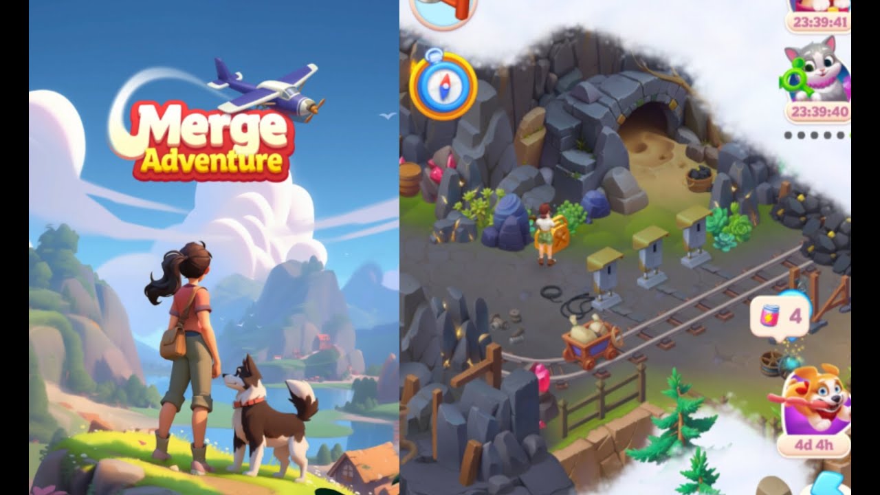 Merge Adventure | Level 8 Part 15 👩‍🌾🐕 #merge - YouTube
