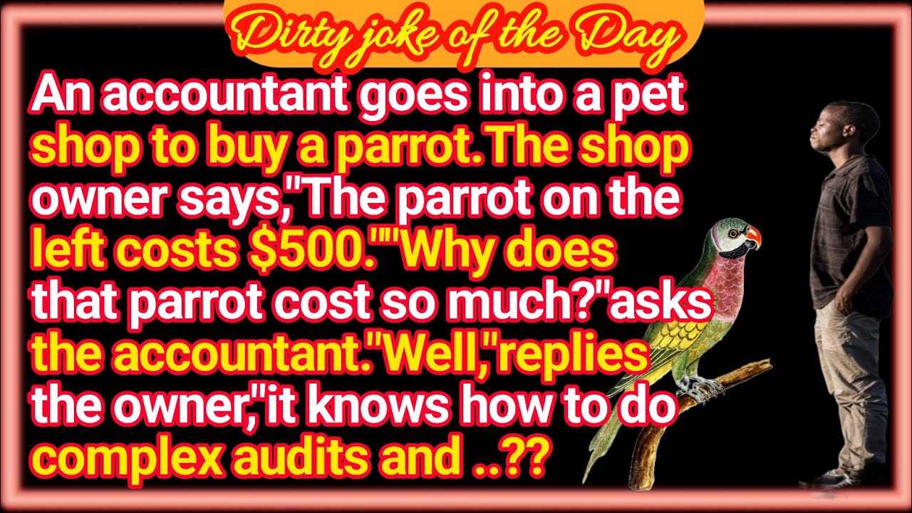 An accountant goes to a pet shop||funny jokes||shopkeeper and ...