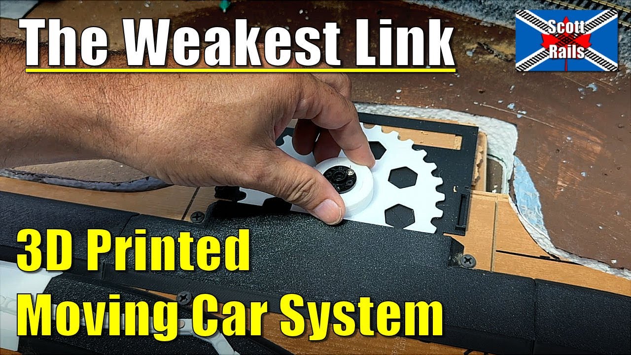 3D Printed Moving Car System - The Weakest Link - HO Scale Model ...