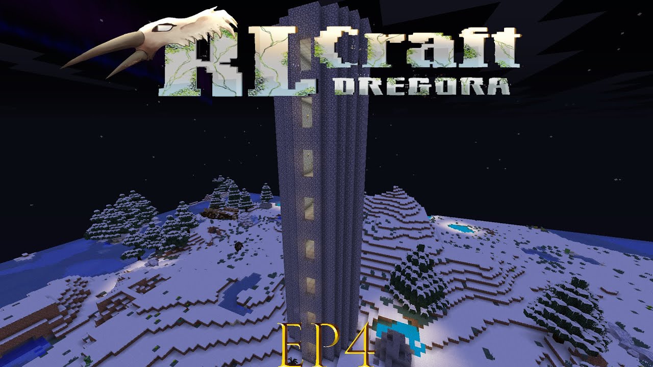 Minecraft RLCraft DREGORA Ep 4 The First Tower NEW GAME Shivaxi - YouTube