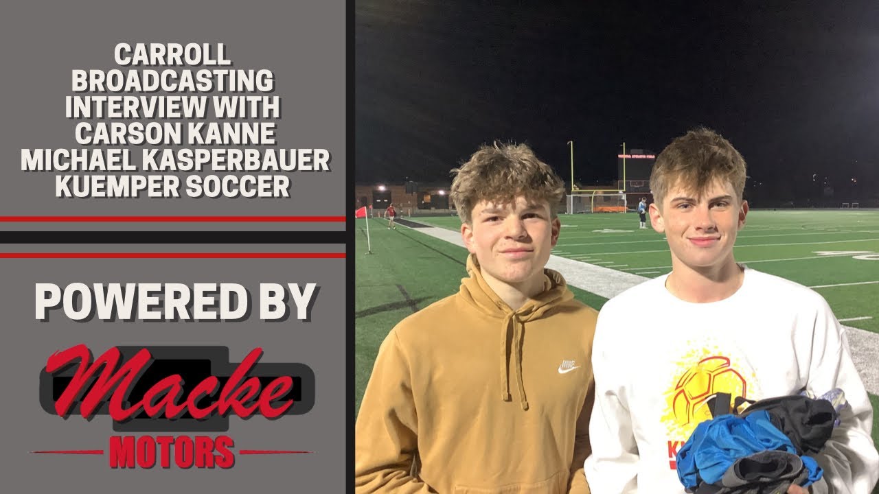 Carroll Broadcasting Sports Network interview with Carson Kanne and ...