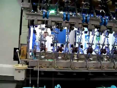 Automatic silk reeling machine - YouTube