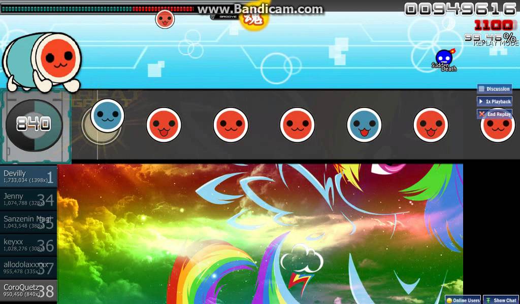 [osu! Taiko] My Little Pony Intro (Glitch Remix) [TOUCH THE RAINBOW ...