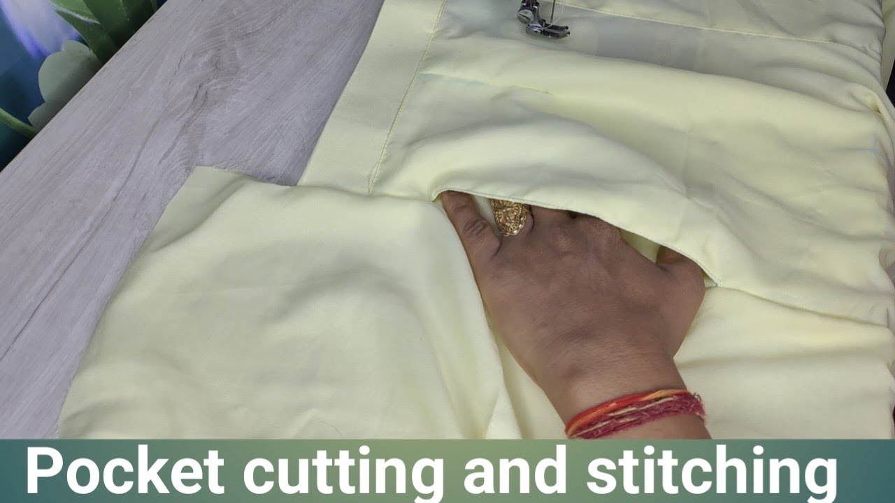 Pocket cutting and stitching/ pant palazzo mai pocket lgane ka asan ...