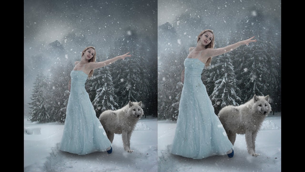 Photoshop Tutorial, Photo Manipulation , New Frozen - YouTube