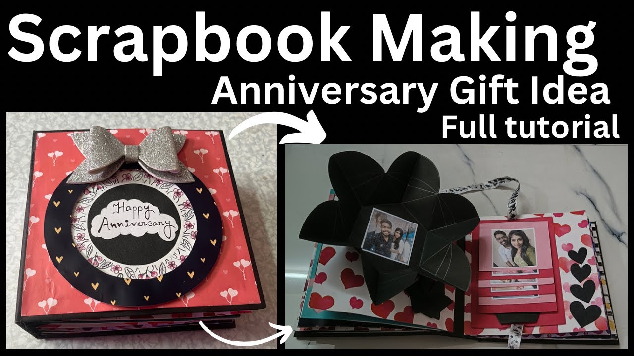 How to make Beautiful Scrapbook | Part 1 | Designer Photo Album ...