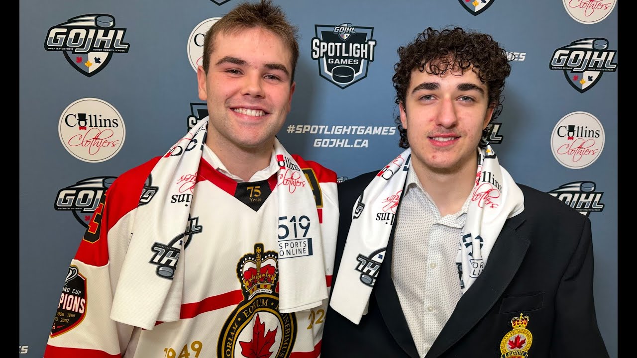 GOJHL Spotlight Game - Strathroy Rockets vs Sarnia Legionnaires - YouTube