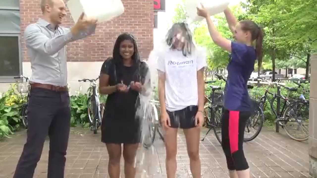 Rotman and the Ice Bucket Challenge - Jessica Portelance and Shelly-Ann ...