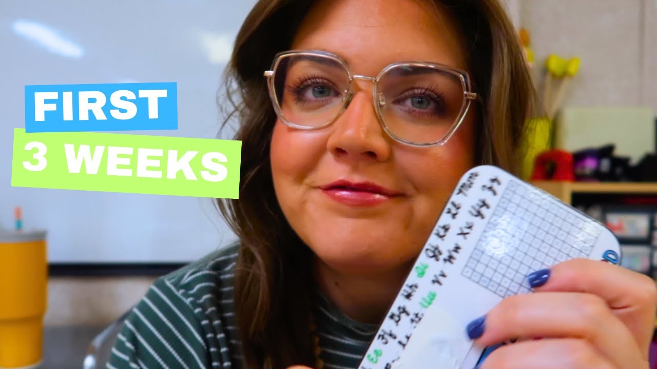 First 3 weeks of SCHOOL recap!! - YouTube