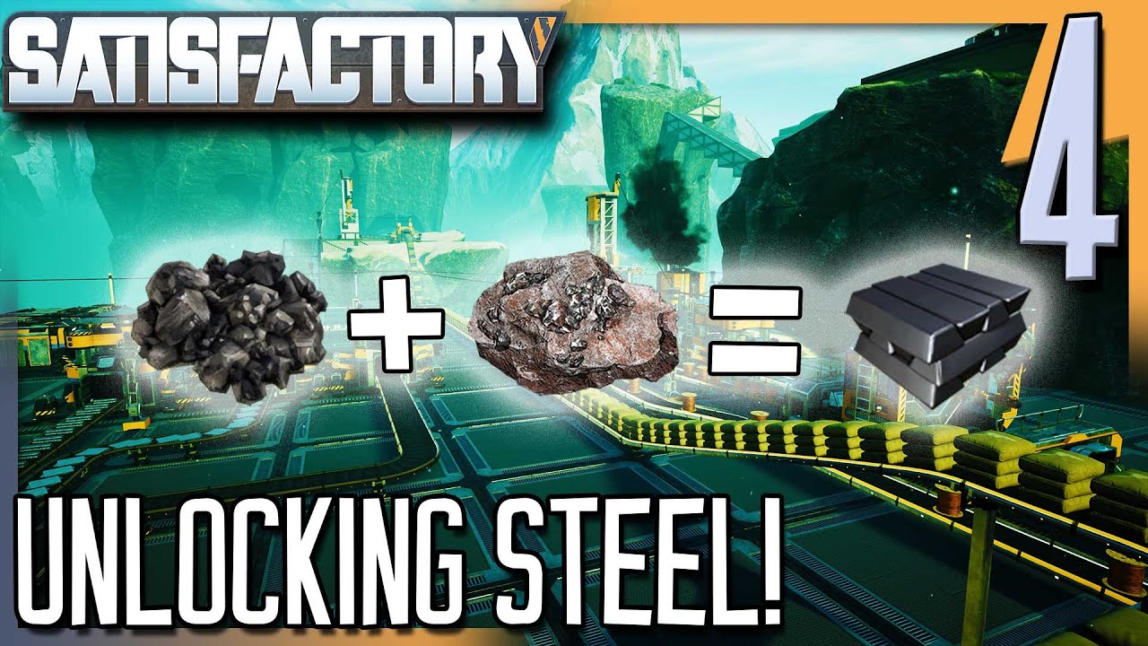 UNLOCKING STEEL | Satisfactory Gameplay/Let's Play S2E4 - YouTube