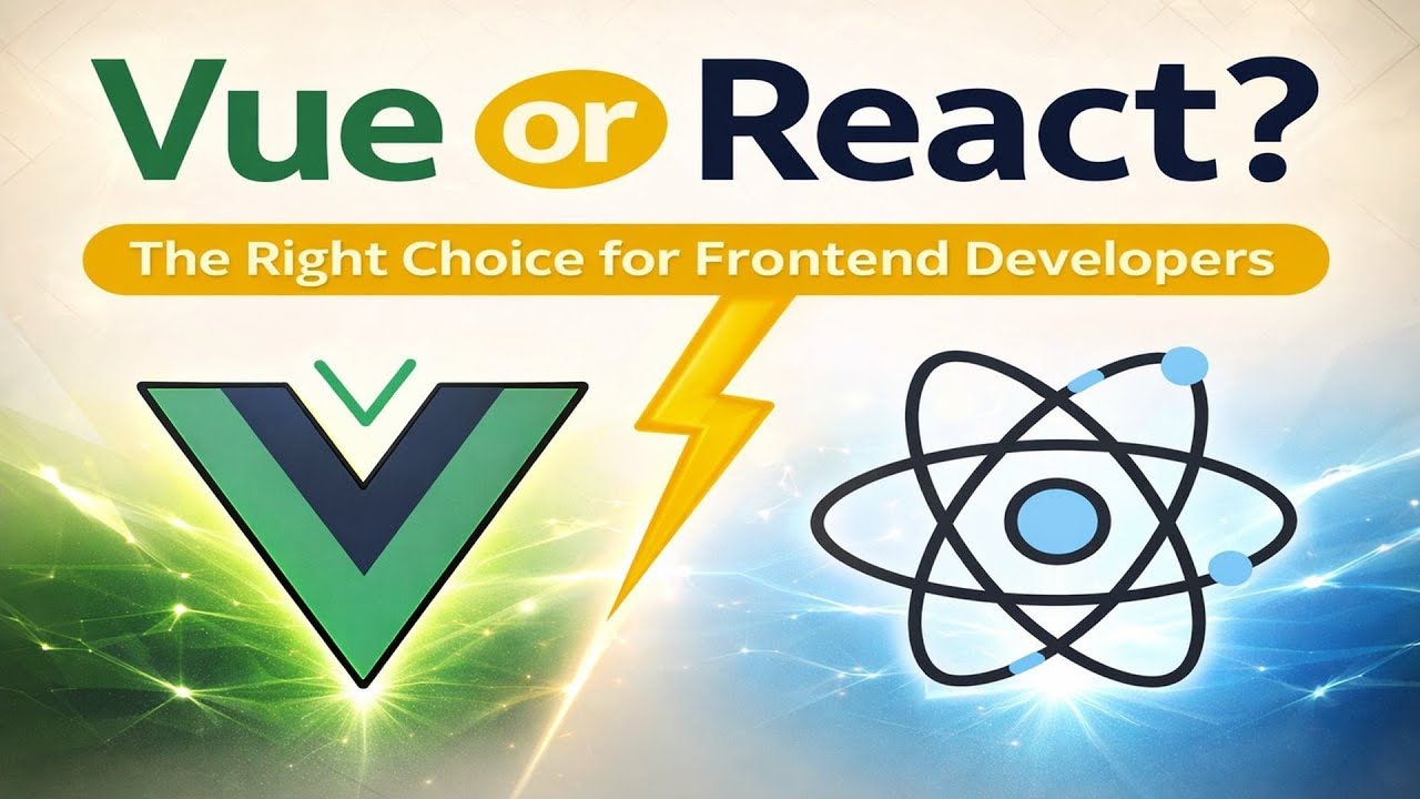 Vue or React – The Right Choice for Frontend Developers? - YouTube