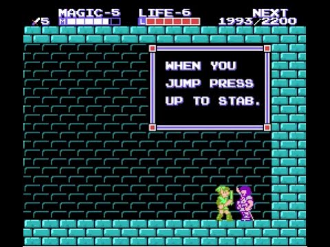 Let's Play Zelda 2 08 - Nabooru, Darunia, and the Maze Island - YouTube