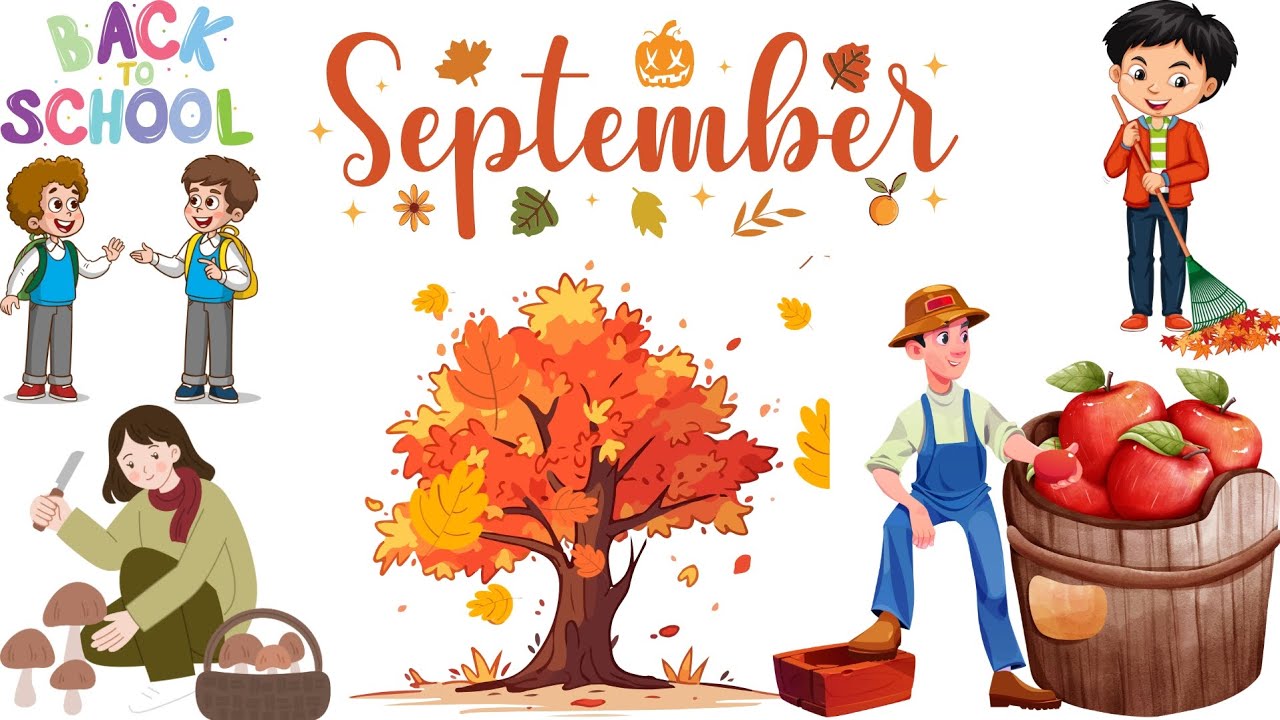 Apprendre des phrases sur le mois de septembre. - YouTube