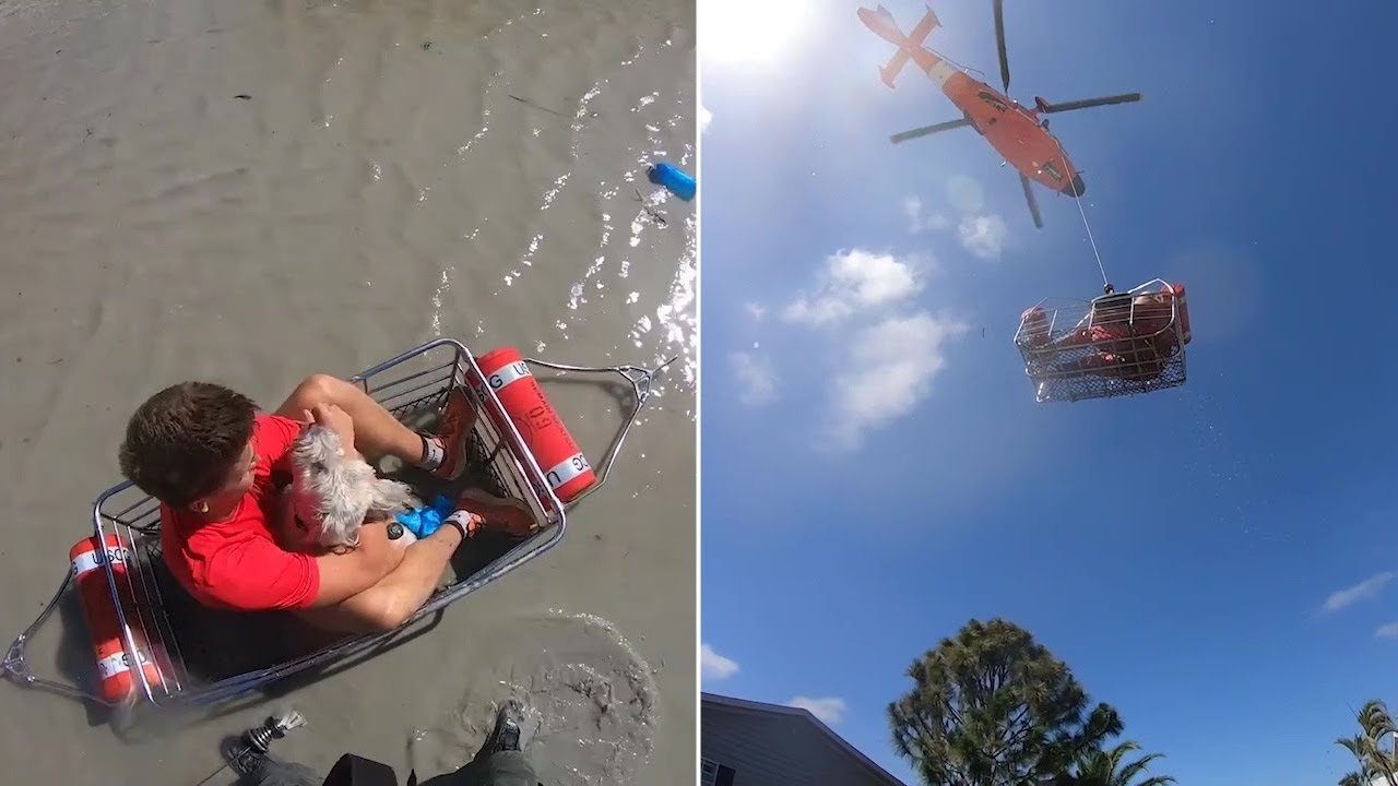 Hurricane Ian: Coast Guard releases video of incredible rescues - YouTube