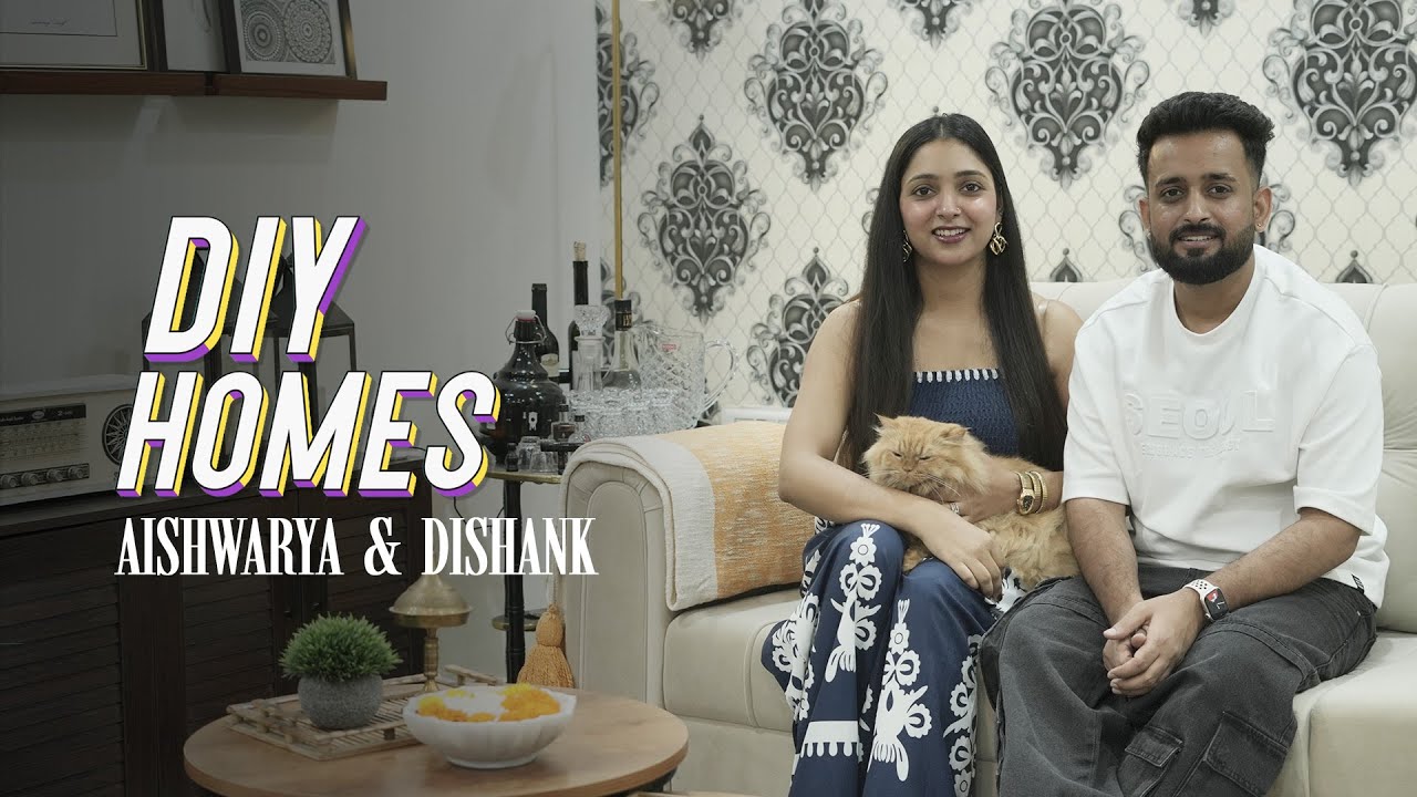 From Newlyweds to Home Creators: Aishwarya & Dishank's Story-Filled Delhi Home - YouTube