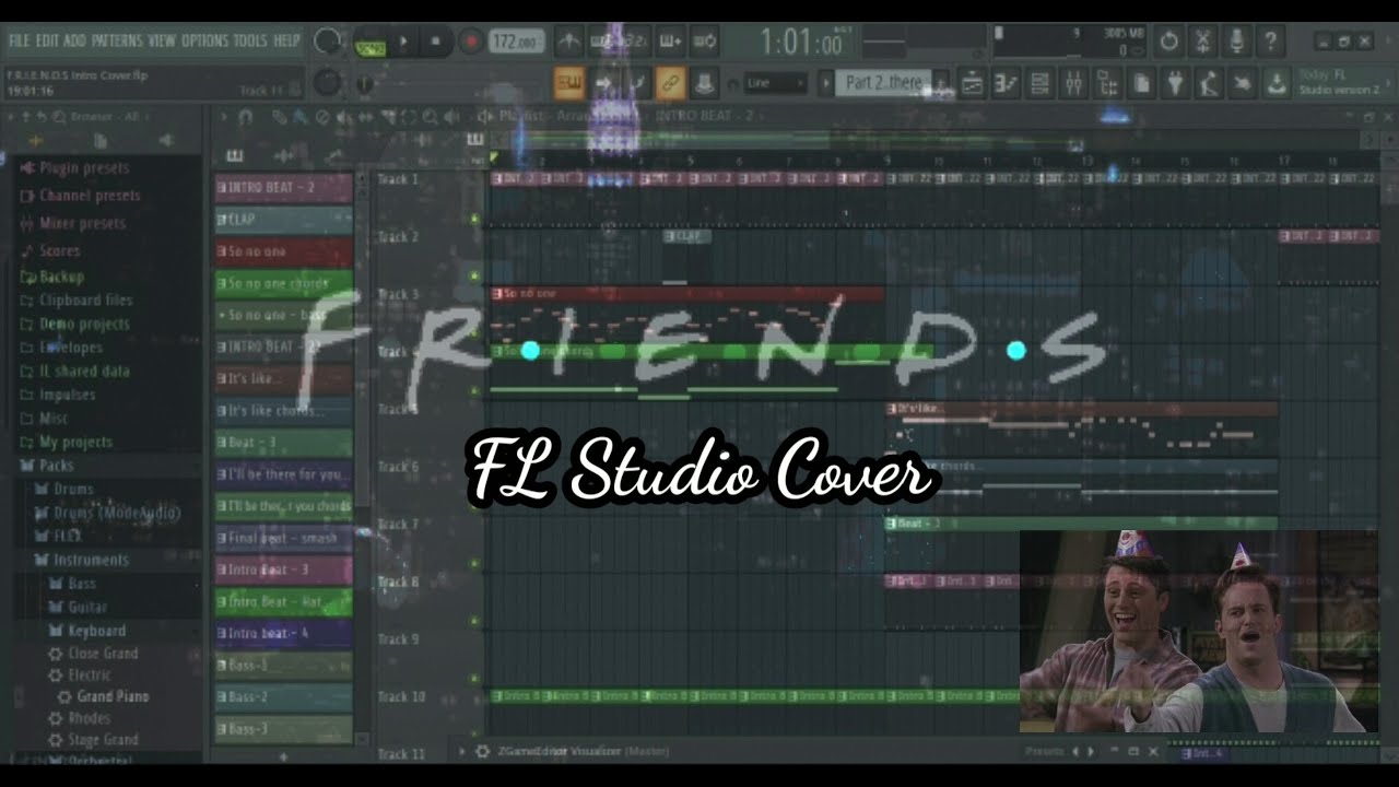 Friends Intro Theme Song FL Studio Cover | The Rembrandts | I'll Be ...