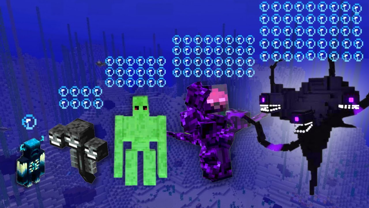 Which all bosses will last longer underwater? All Minecraft Bosses ...