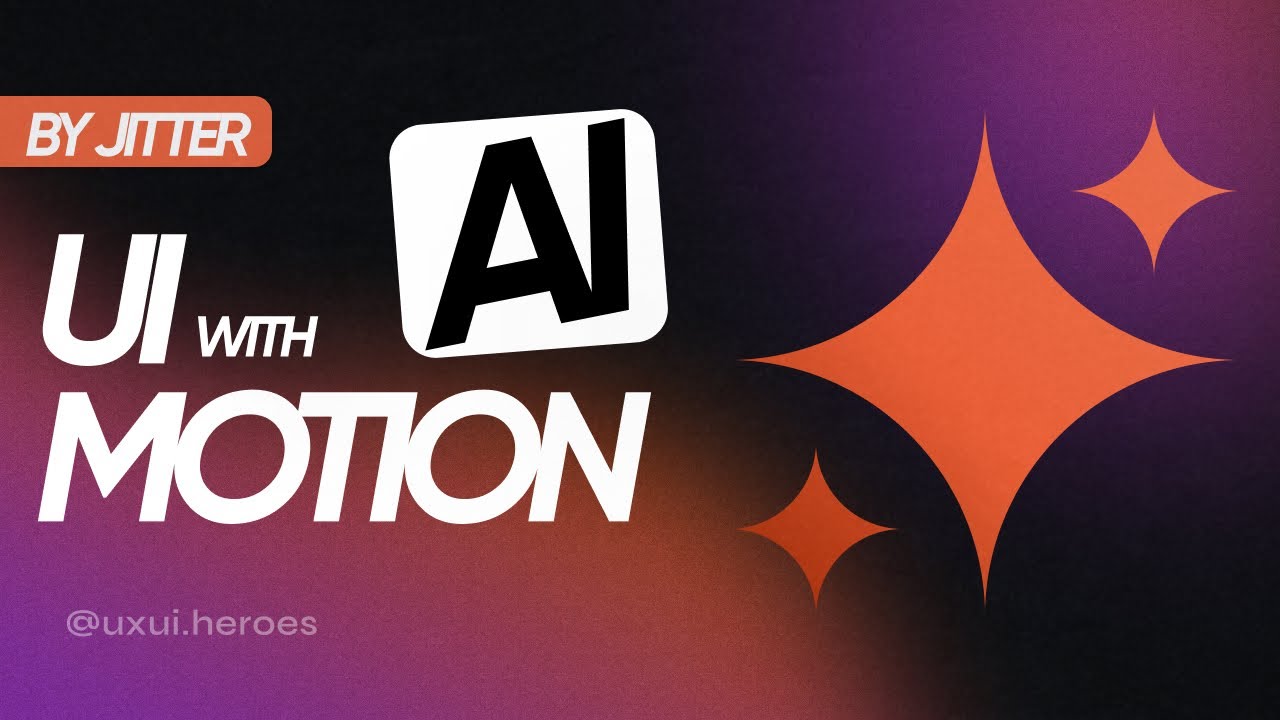 UI motion with AI - Jitter.video updates 🚀 - YouTube