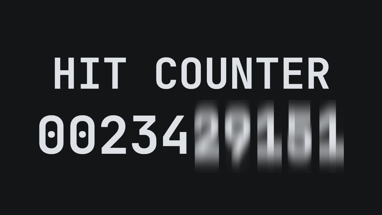 Hit Counter Youtube