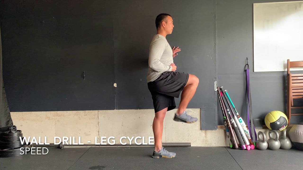 Wall Drill - Leg Cycle - YouTube