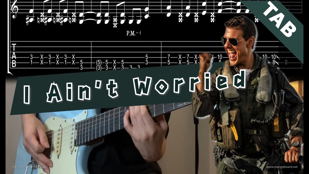 One Republic -I Ain't Worried GUITAR Cover[Easy][Tab] (Arr, Rock ...