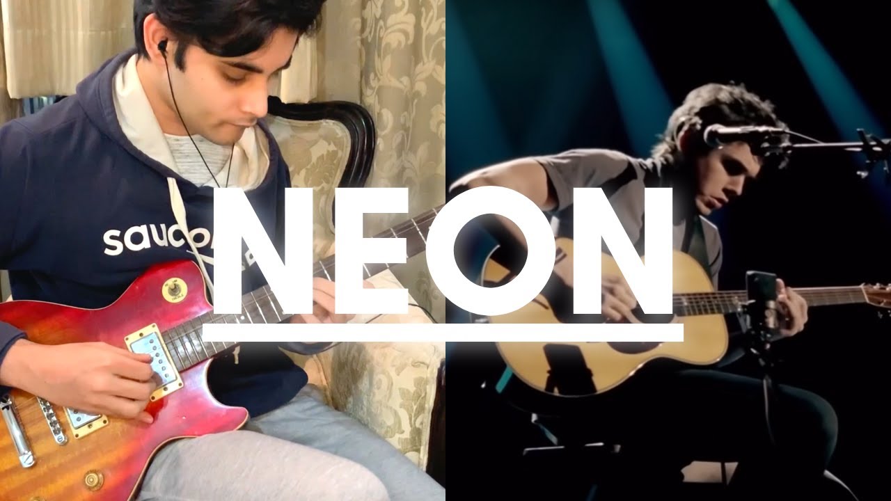 Neon - John Mayer - Guitar Cover + Tabs - YouTube
