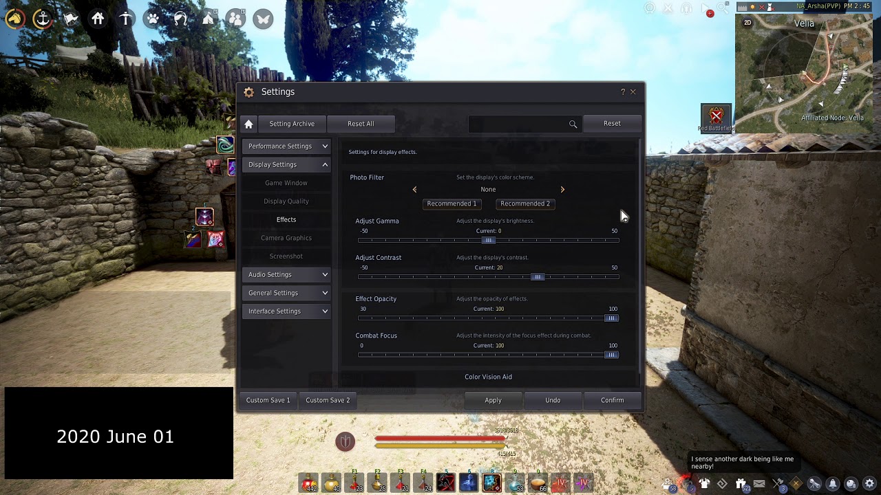 My BDO In-game Settings as of 2020 June 01 - YouTube