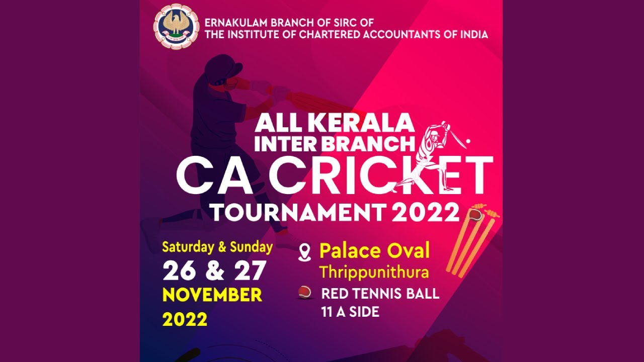 Alleppey vs ICAI KOZHIKODE || MATCH 2 || KERALA CHAMPIONS TROPHY 2022 ...