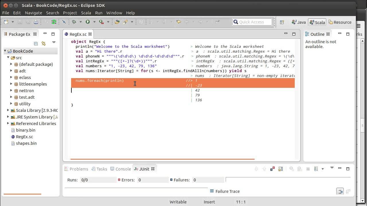 Using Regular Expressions in Scala - YouTube