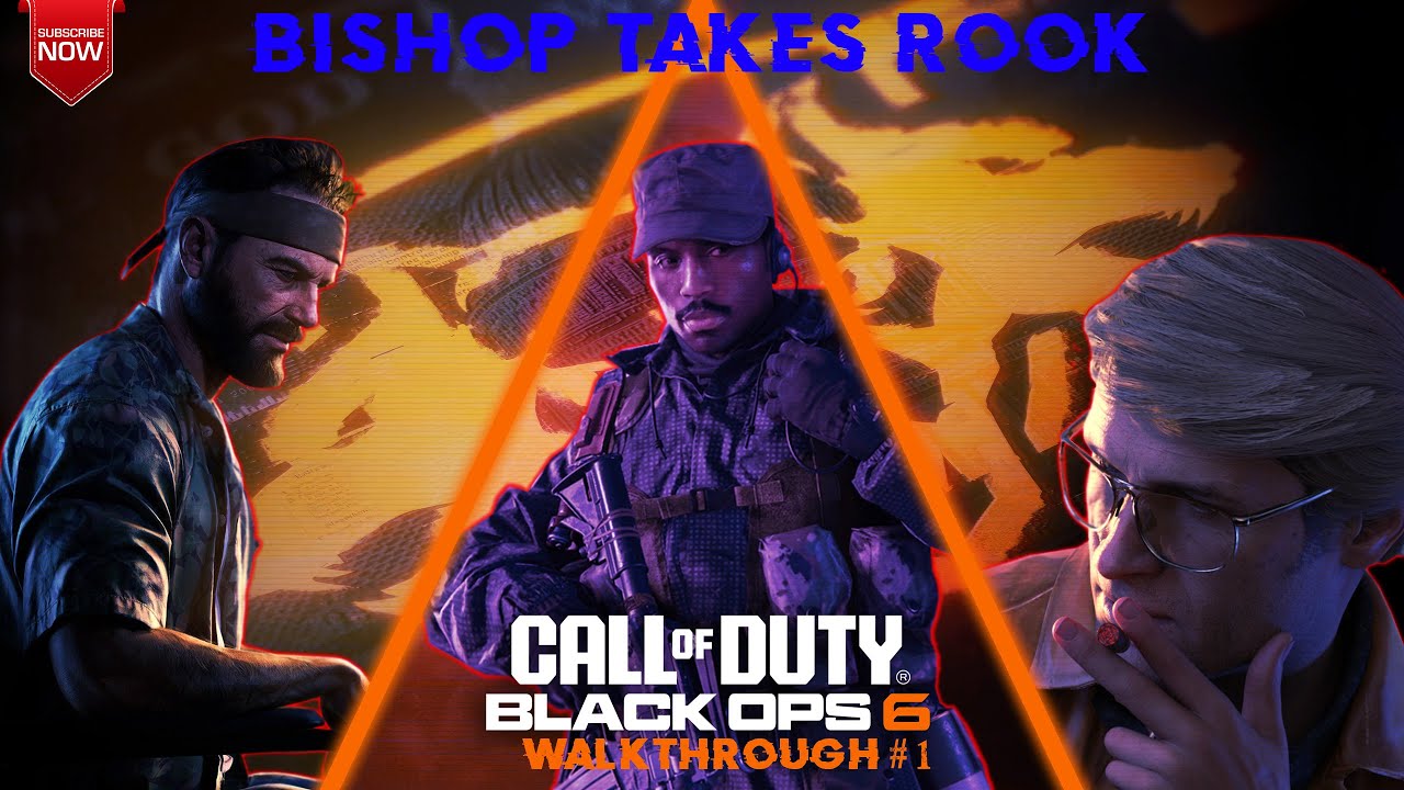 Bishop Takes Rook | Call of Duty Black Ops 6 Walkthrough #1 - YouTube