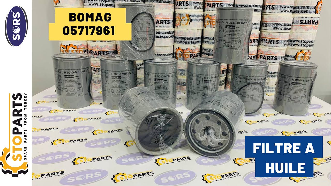 BOMAG 05717961 FILTR A HUILE - YouTube