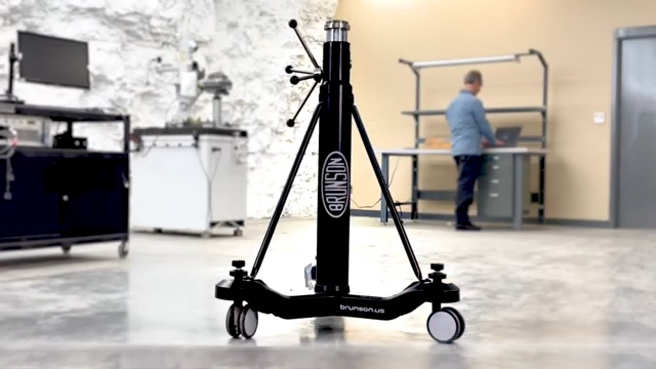 Brunson Introduces the Rock Steady line of metrology stands - YouTube