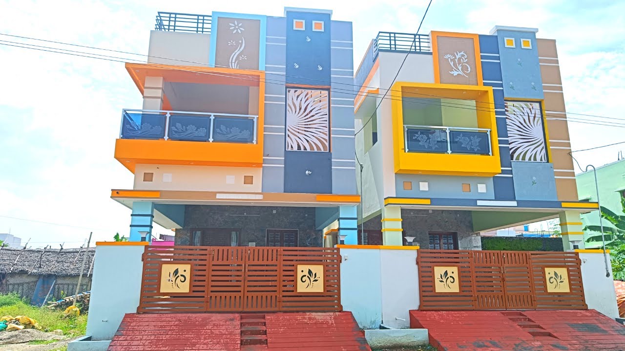 3cent-ல் North facing3BHK duplex house|New House for sale in Coimbatore, Saravanampatti ...