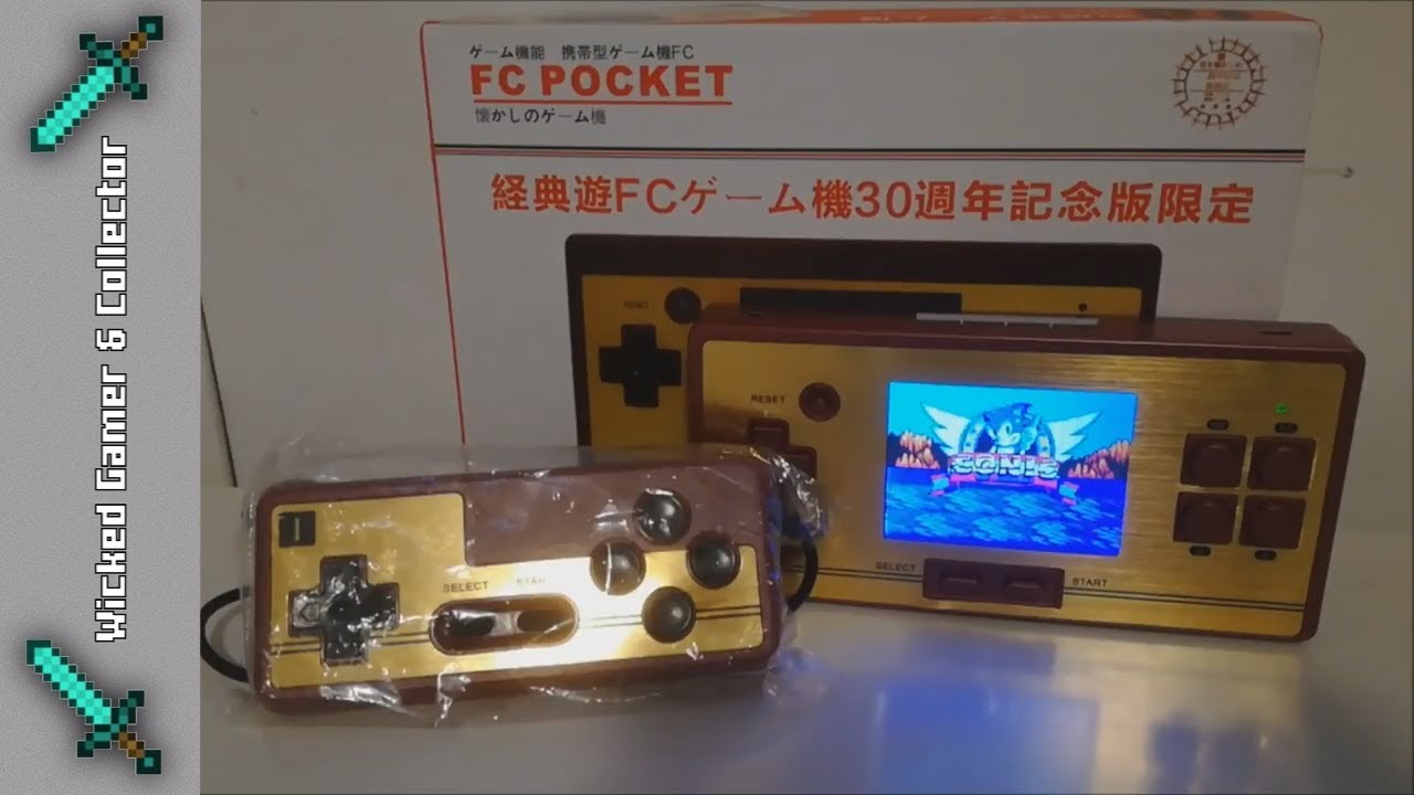 RS-20 China Game Boy Famicom Clone Handheld Review ! - YouTube